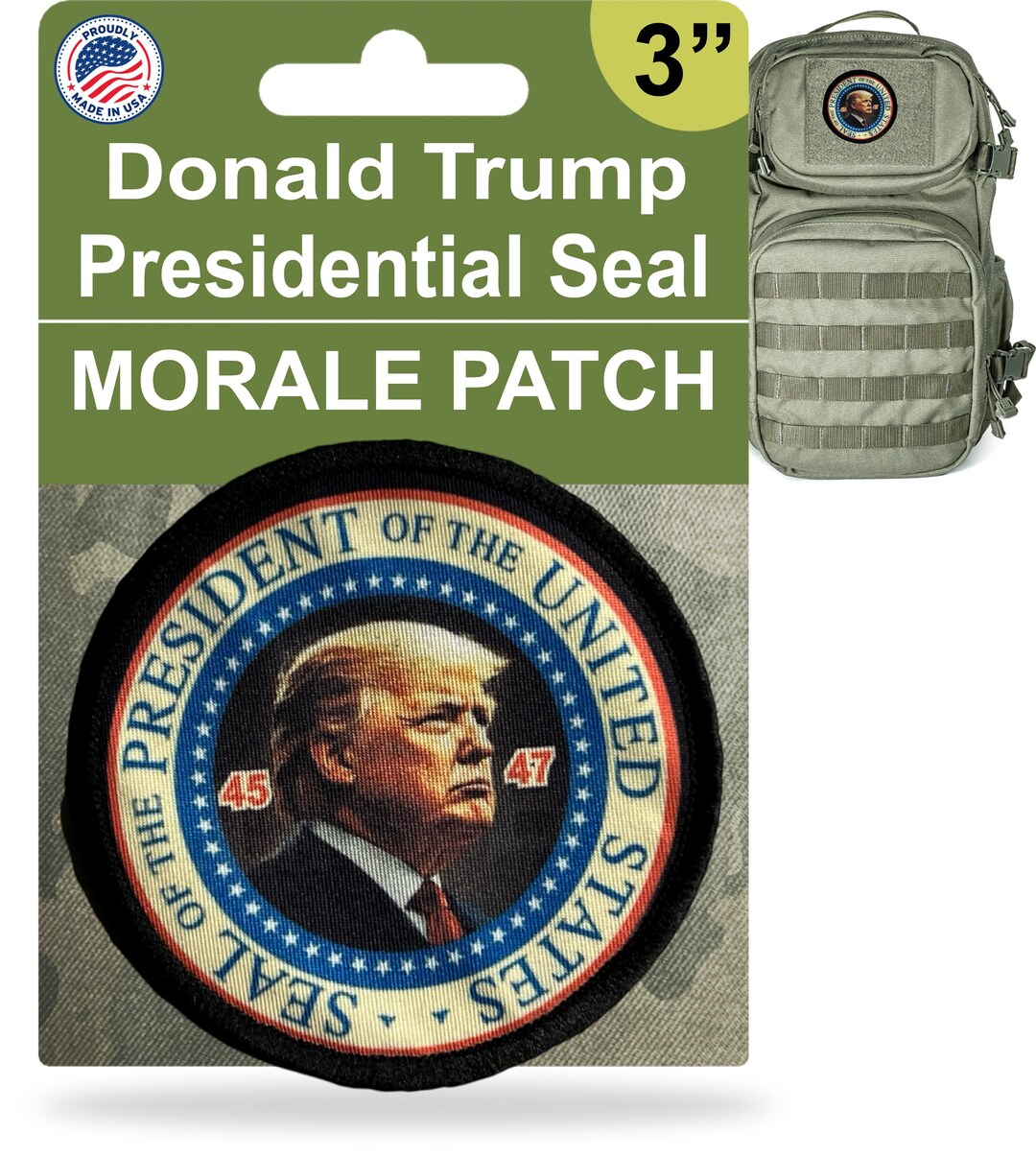 Trump Presidential Seal Morale Patch: MAGA Tactical Gear (3") - Etsy