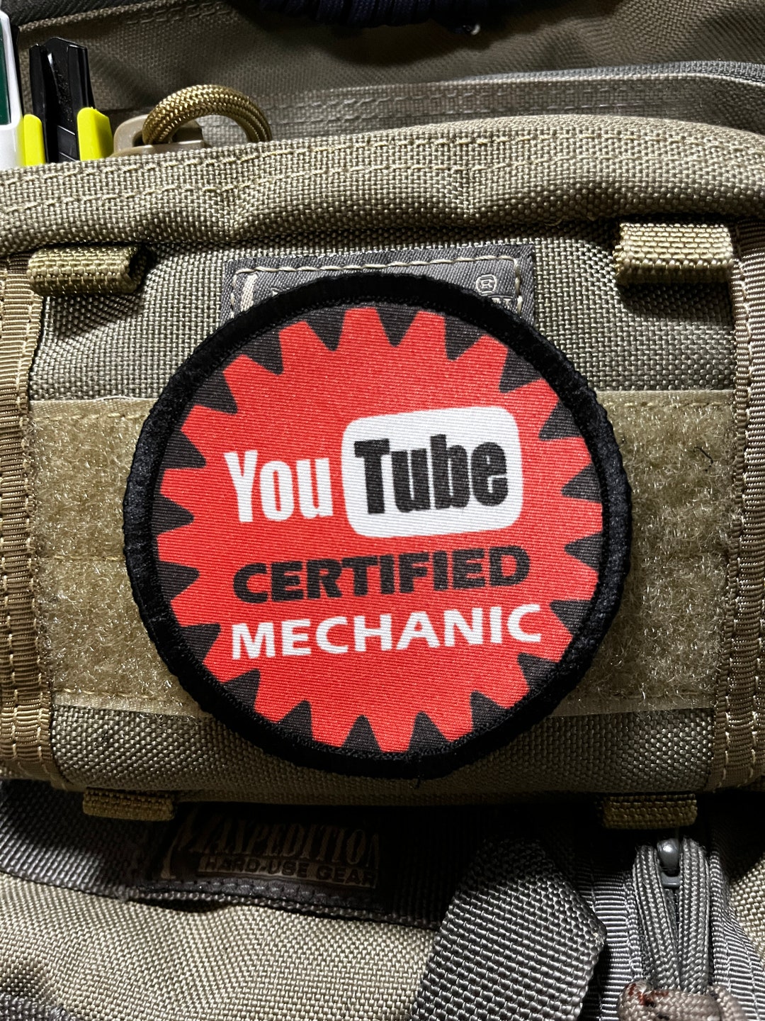 3" Youtube Certified Mechanic Morale Patch Made in the USA! Free ...