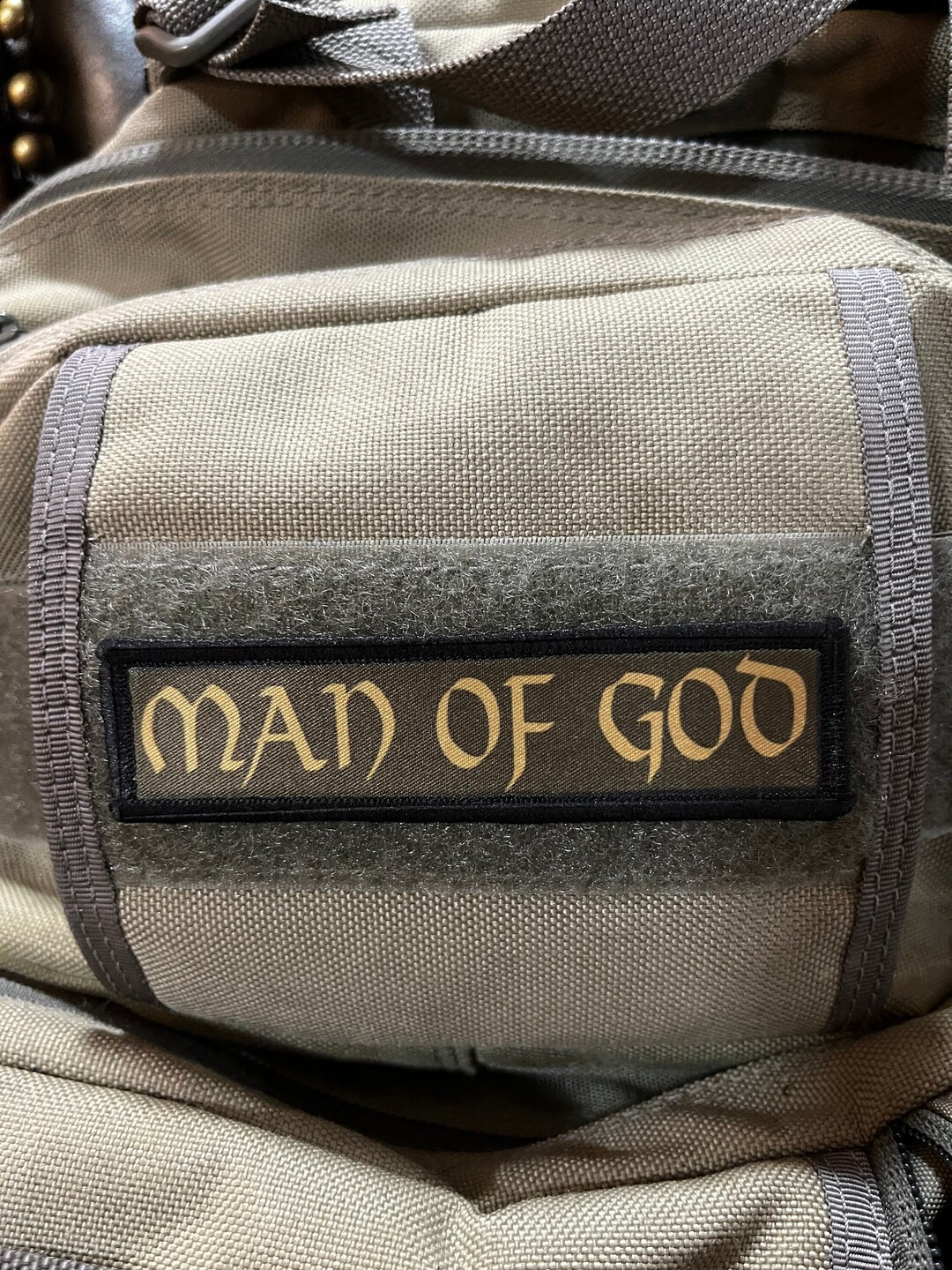 Man of God Morale Patch 1x4" Made in the USA! - Etsy