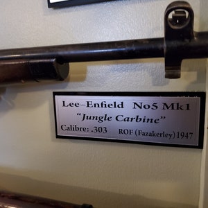 Lee Enfield Custom Rifle Plaque Made to Match YOUR Rifle! - Etsy