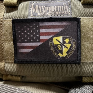 USA / ROTC Flag Morale Patch- Hook and Loop Custom Patch 2x3" Made in the USA! - Etsy