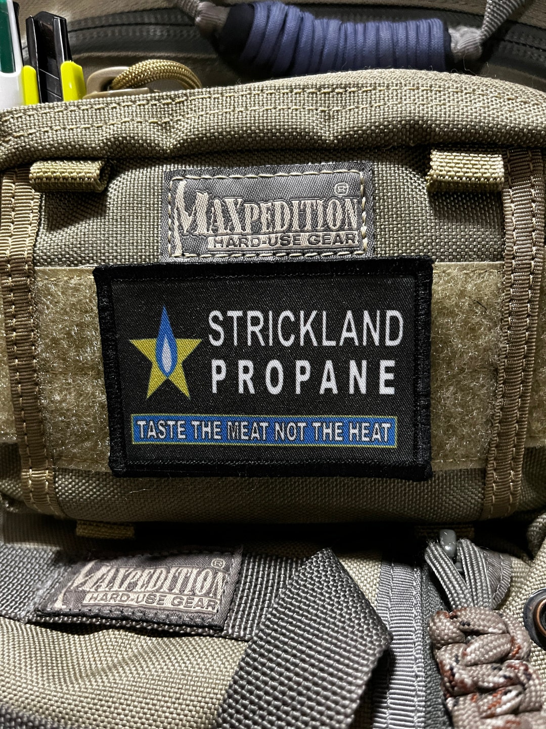 Strickland Propane Morale Patch- Hook and Loop Custom Patch 2x3" Made ...