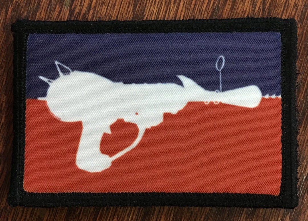 Major League Pew Pew Laser Gun Morale Patch Hook and Loop Patch 2x3 ...