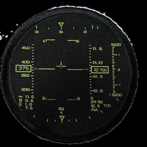 F14 Tomcat HUD Heads up Display 3'' Morale Patch- Hook and Loop Custom ...