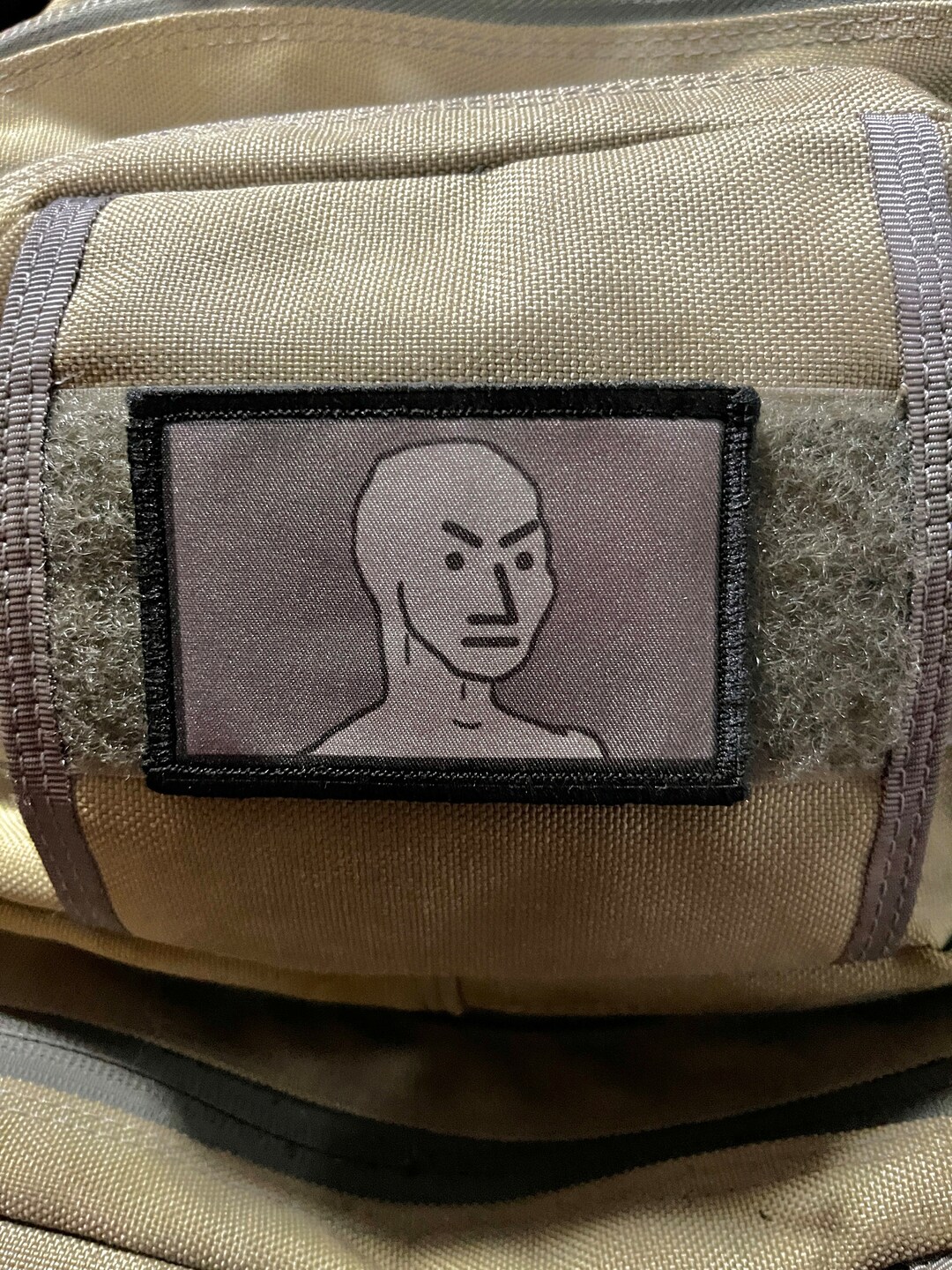 Angry NPC Morale Patch- Hook and Loop Custom Patch 2x3" Made in the USA ...