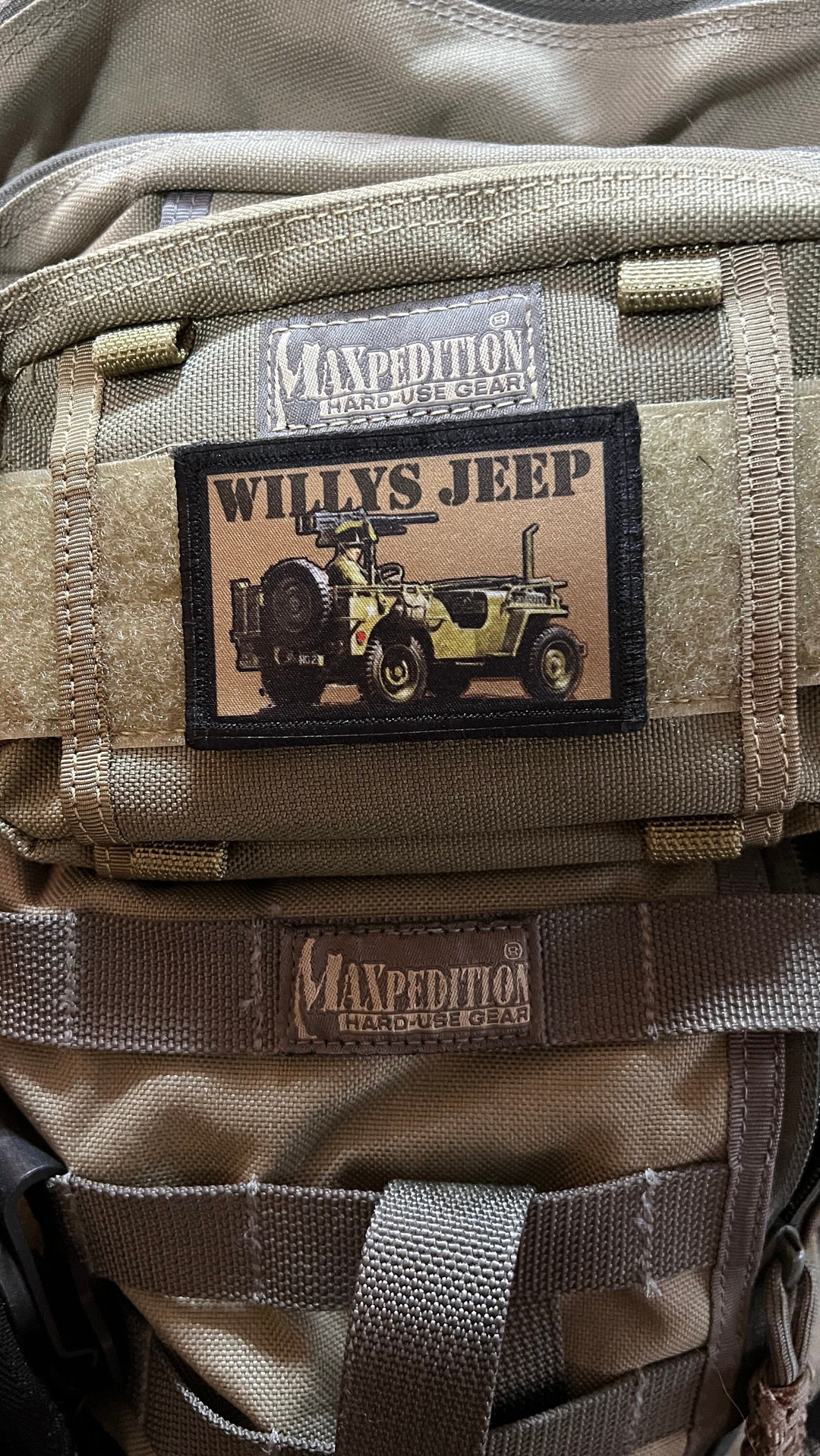 Willys Jeep Morale Patch Hook and Loop Patch 2x3 Made in the USA - Etsy