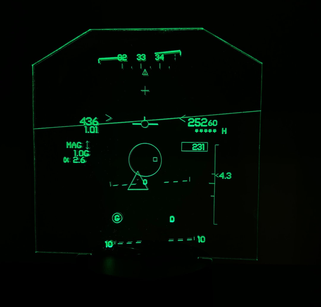 Mirage 2000 Heads up Display HUD LED Sign /acrylic Light - Etsy