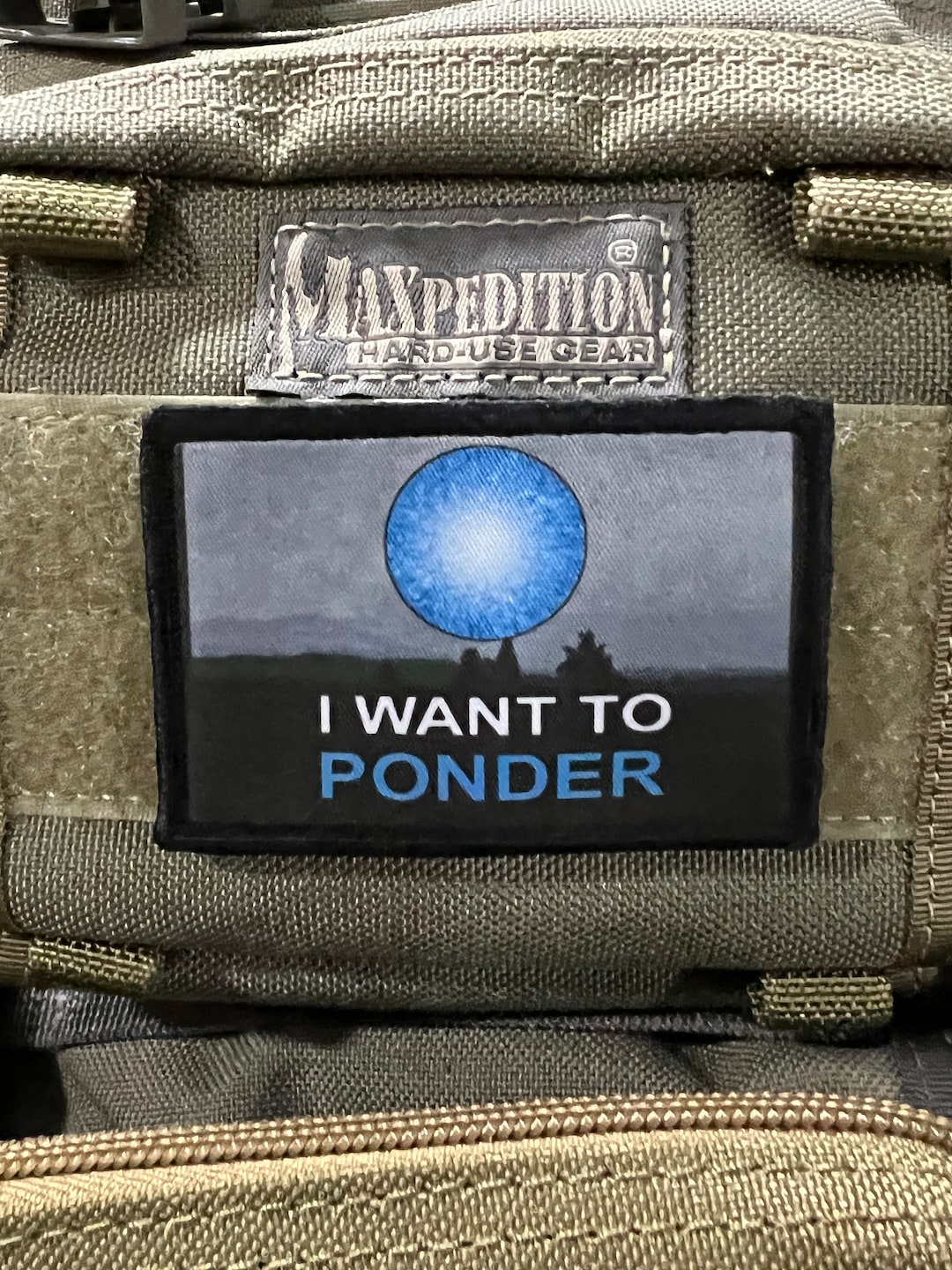 Ponder Wizard Orb Meme Patch - 2x3" Morale Patch - Etsy