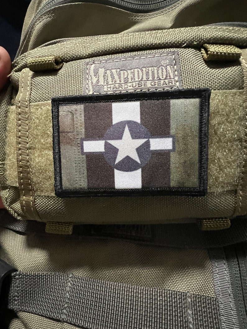 WWII D-day Invasion Stripes Morale Patch- Hook and Loop Custom Patch ...