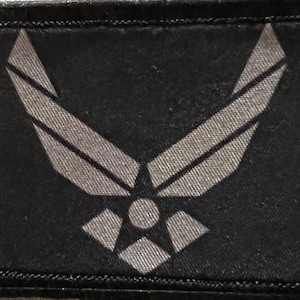 Subdued Air Force Logo Morale Patch- Hook and Loop 2x3" - Etsy