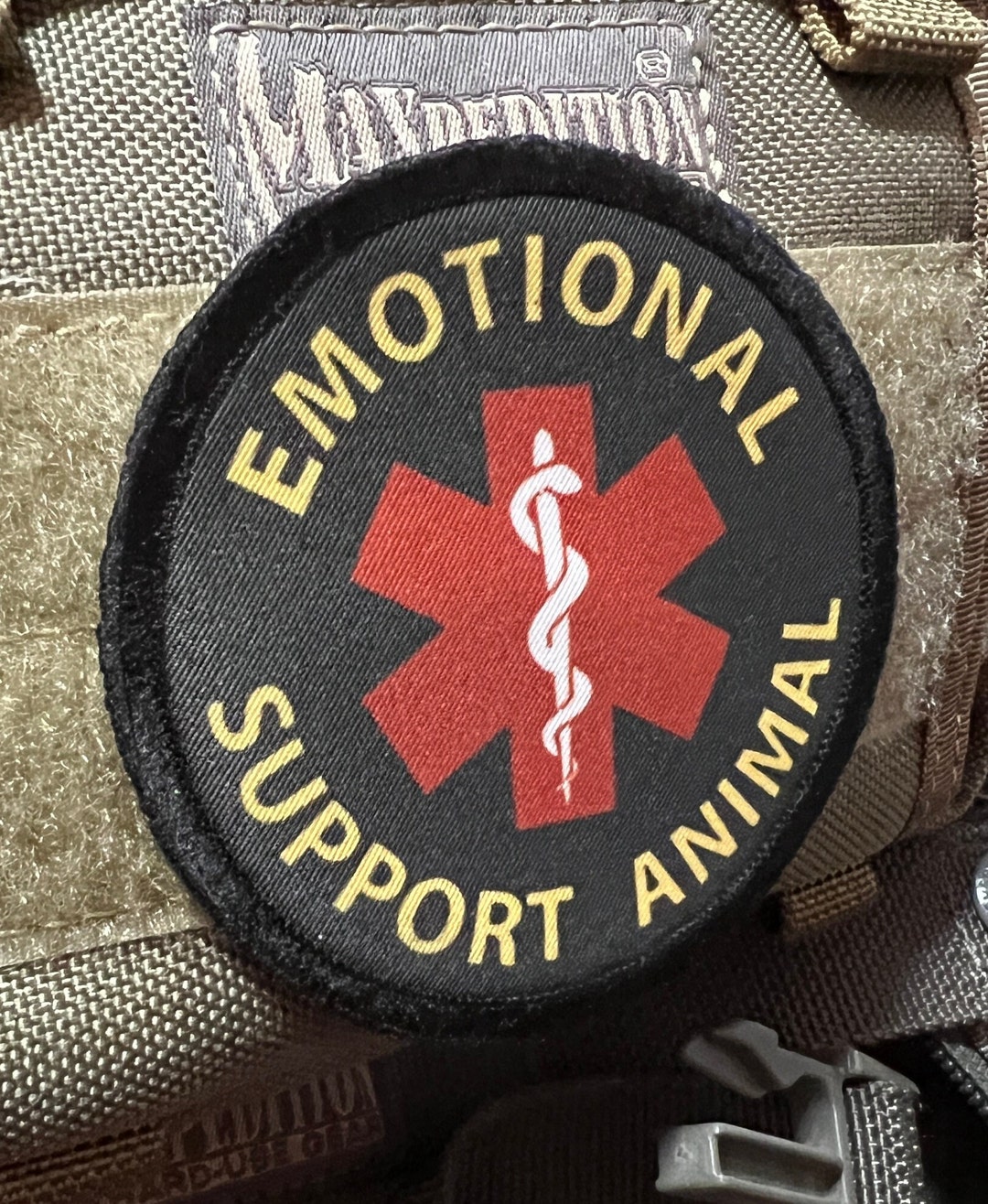 Emotional Support Animal Morale Patch- K9, Dog Vest, Canine, Made in ...