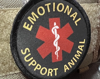 Emotional Support Animal Canine Patch - Etsy