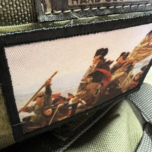 George Washington Crossing the Delaware Morale Patch- Hook and Loop ...