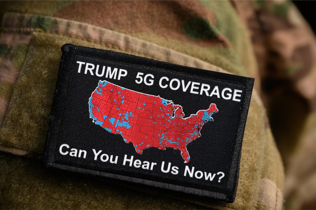 Trump 5G Morale Patch: Patriotic MAGA Hook and Loop Patch - Etsy
