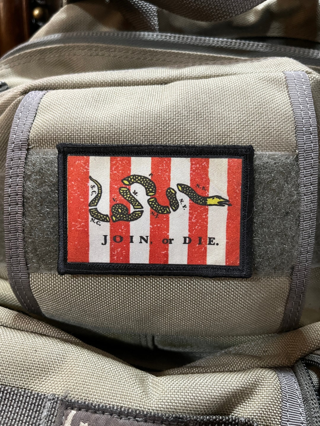 Sons of Liberty 'join or Die' Morale Patch - 2x3" Hook and Loop - Etsy