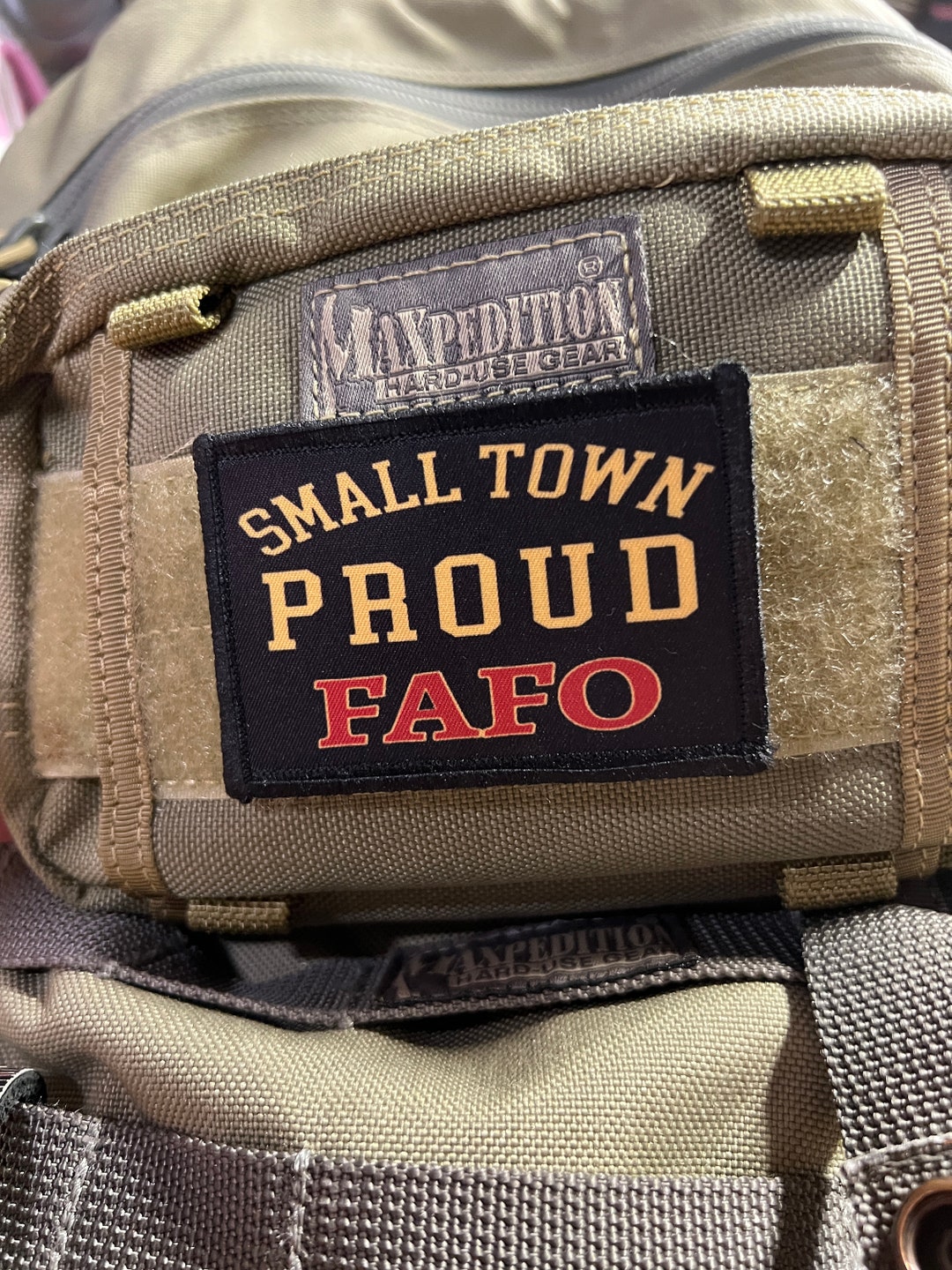 Small Town Proud FAFO Morale Patch. Made in the USA - Etsy