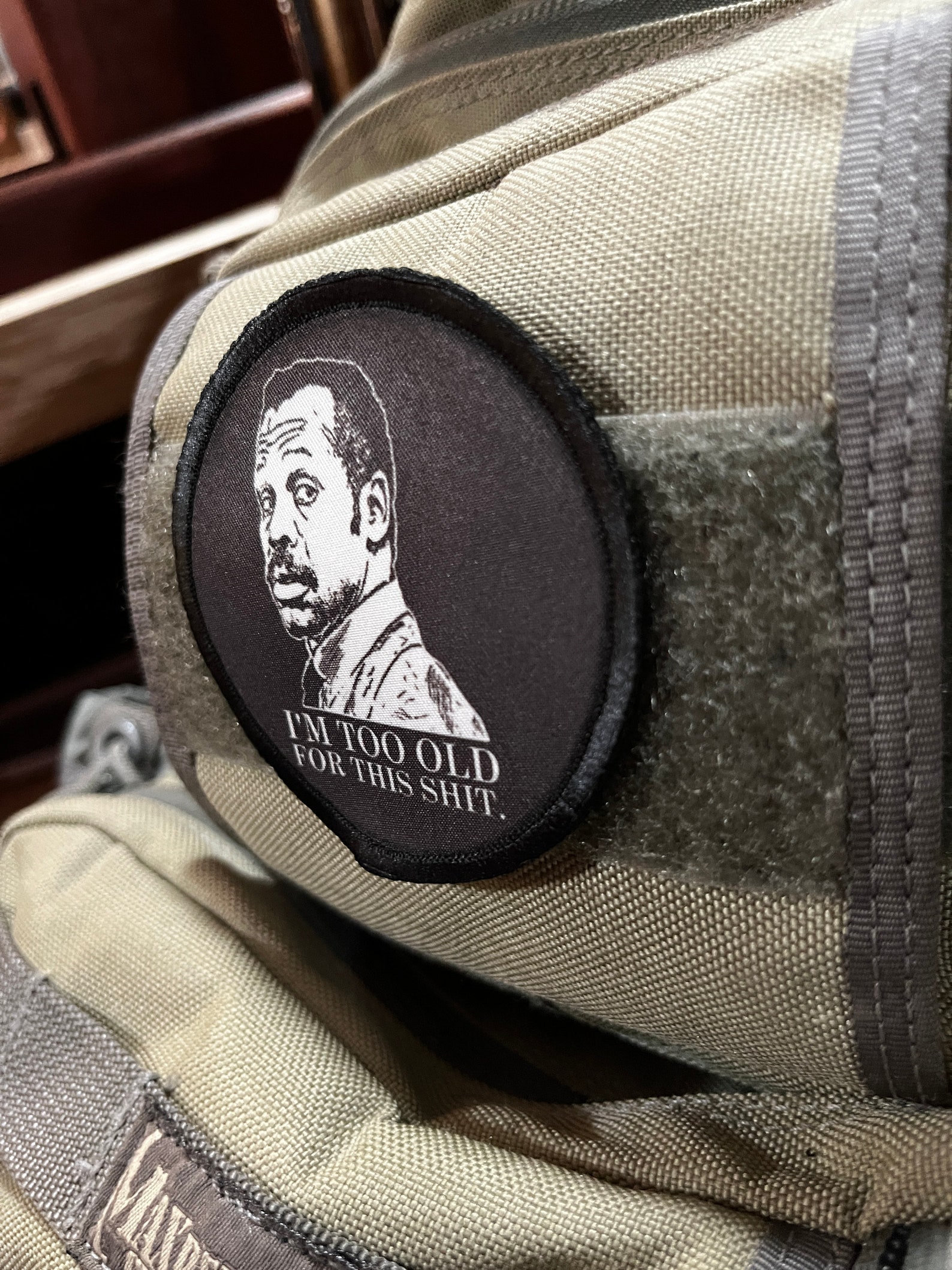 I'm Too Old for This Hook and Loop Morale Patch - 3" USA Made - Etsy