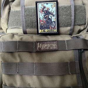 Ghost Rider the Chariot Tarot Card Morale Patch- Hook and Loop Custom ...