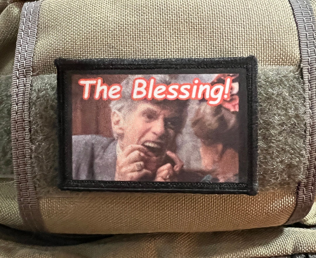 Uncle Lewis the Blessing Christmas Morale Patch- Hook and Loop Patch ...