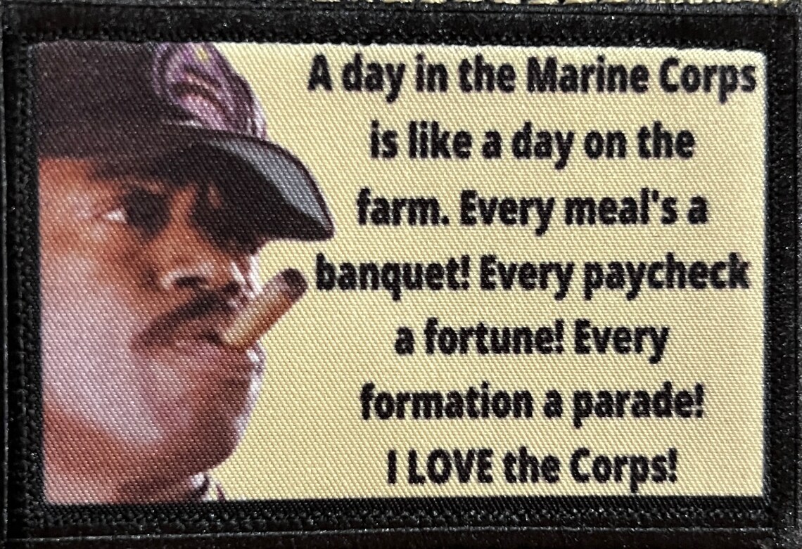 I Love the Corps SGT Apone Morale Patch - Colonial Marines 2x3" - Etsy