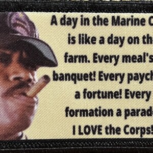 I Love the Corps SGT Apone Colonial Marines Morale Patch- Hook and Loop ...
