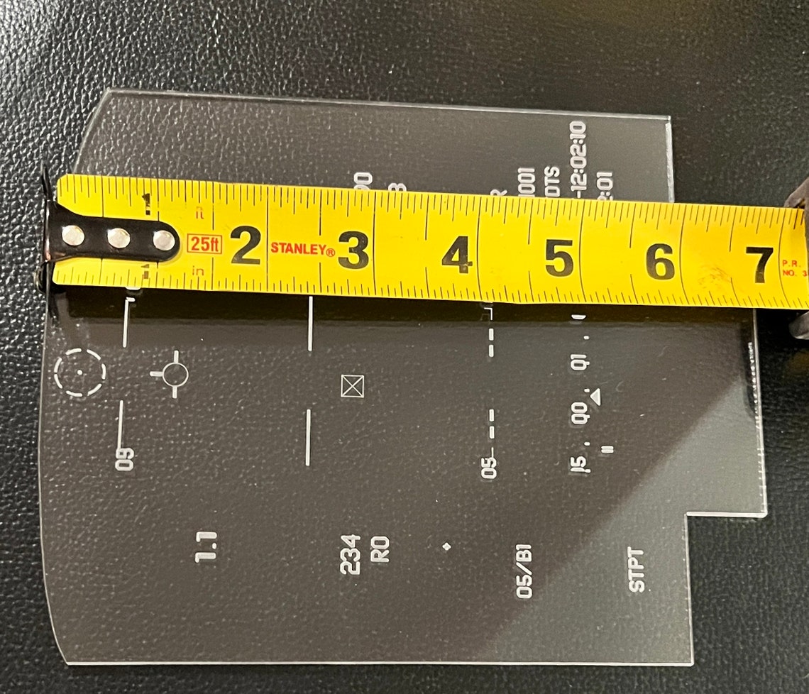 A10 Warthog HUD LED Sign /acrylic Light Heads up Display - Etsy