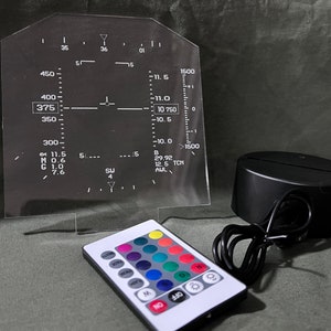 F14 Tomcat Heads up Display HUD LED Sign /acrylic Light - Etsy