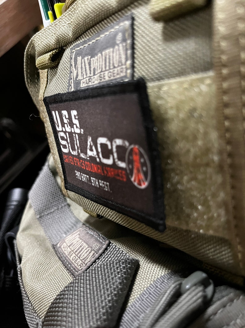 USS Sulaco Colonial Marines Morale Patch Hook and Loop Patch - Etsy