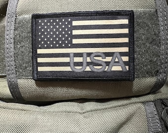 Tan and Black American Flag - Etsy