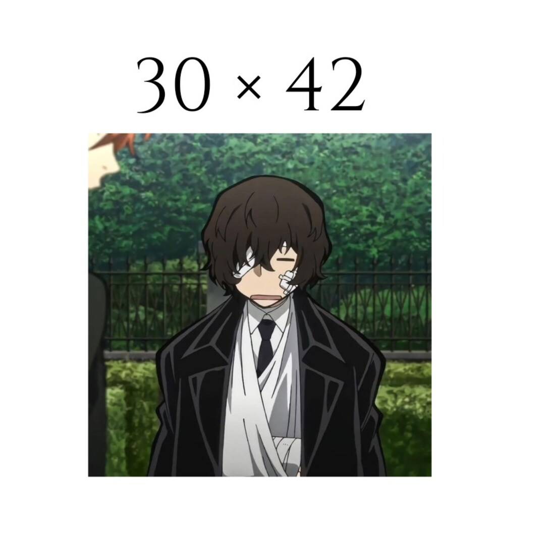 Anime Poster Dazai Osamu From Bungo Stray Dogs. Print on - Etsy