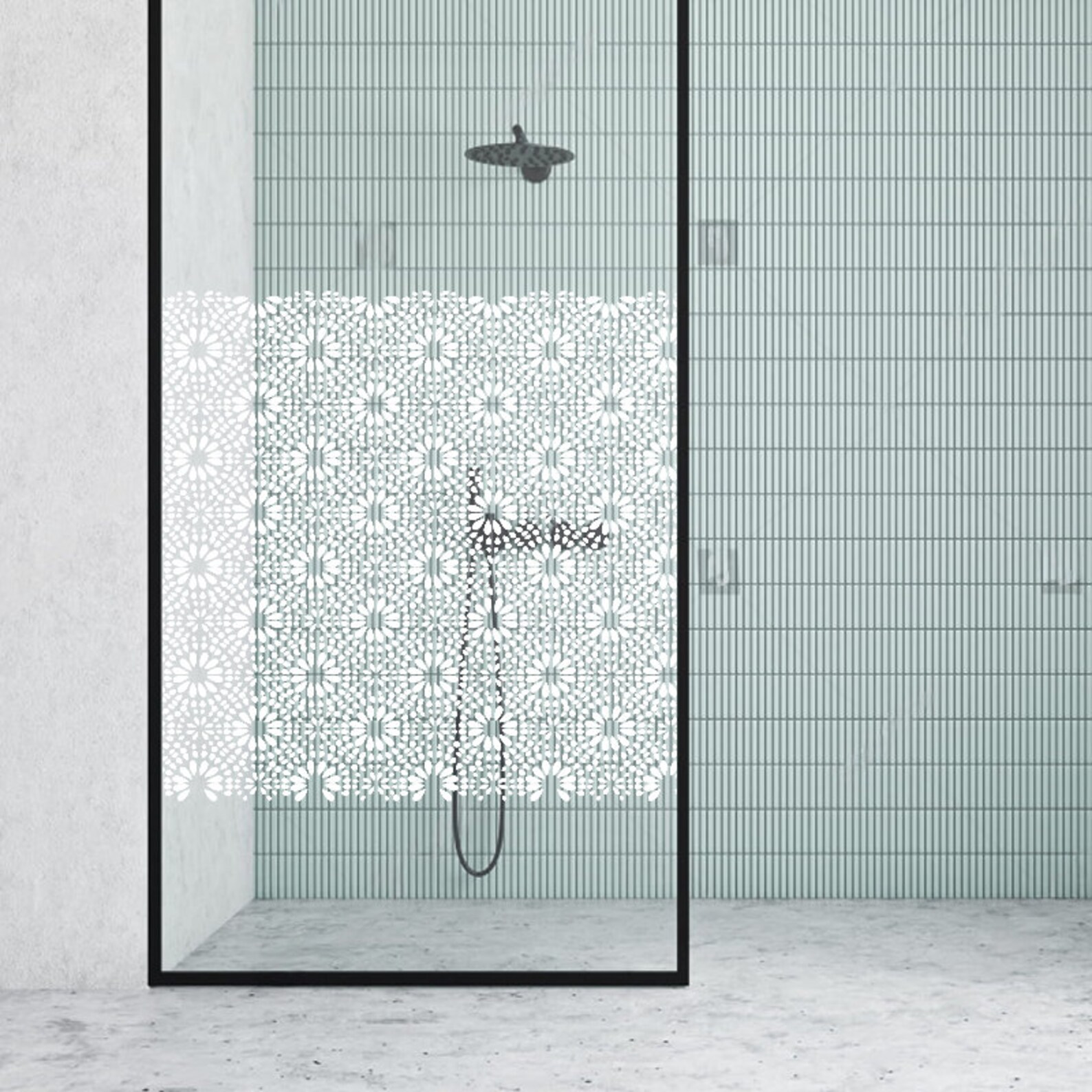 Window Privacy Film 17 White Decorative Frosted Film Etched Glassfilm ...