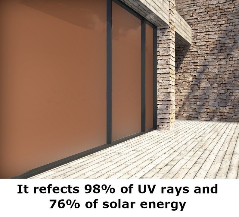 Bronze Matt Window Film, Bronze Decorative Film, Tinting Film, Privacy ...