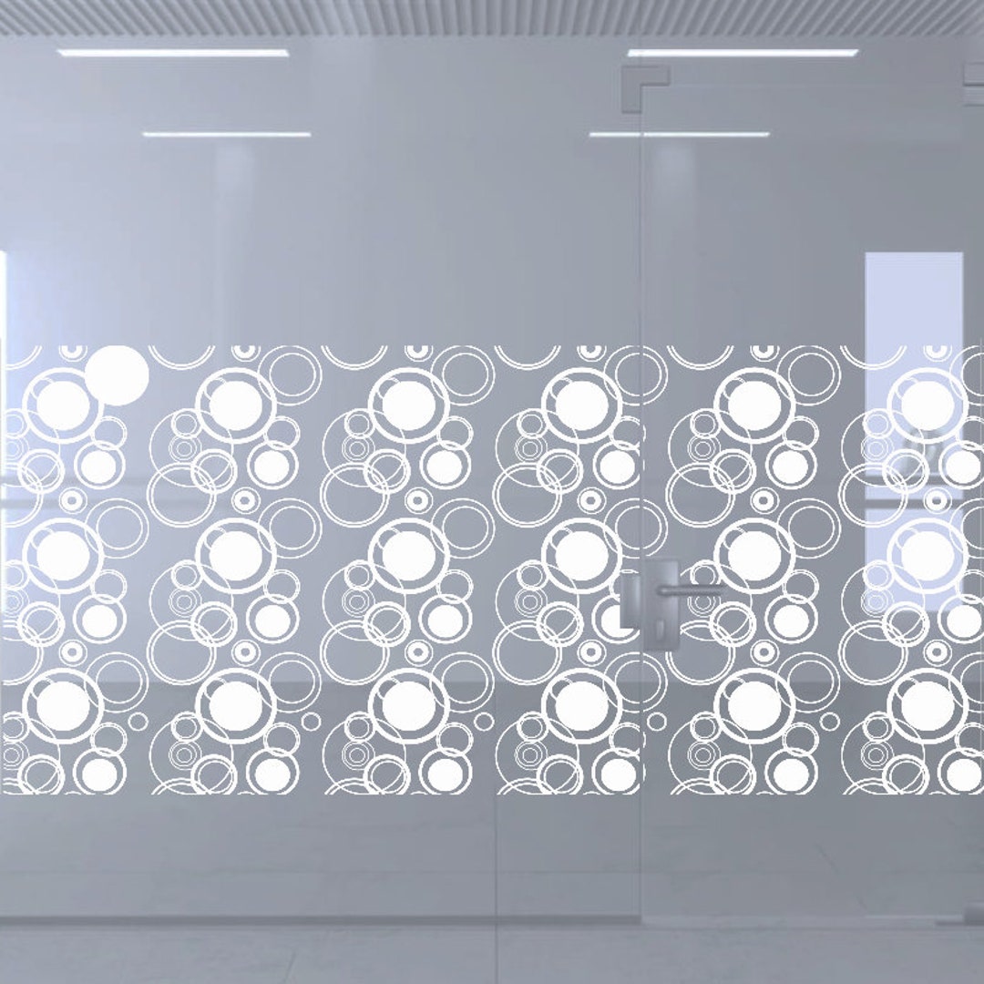 Window Privacy Film 25 White Decorative Frosted Film Etched Glassfilm ...