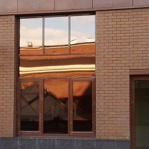 Bronze Mirror Window Film, Window Reflective Film Tinting Film Bronze ...