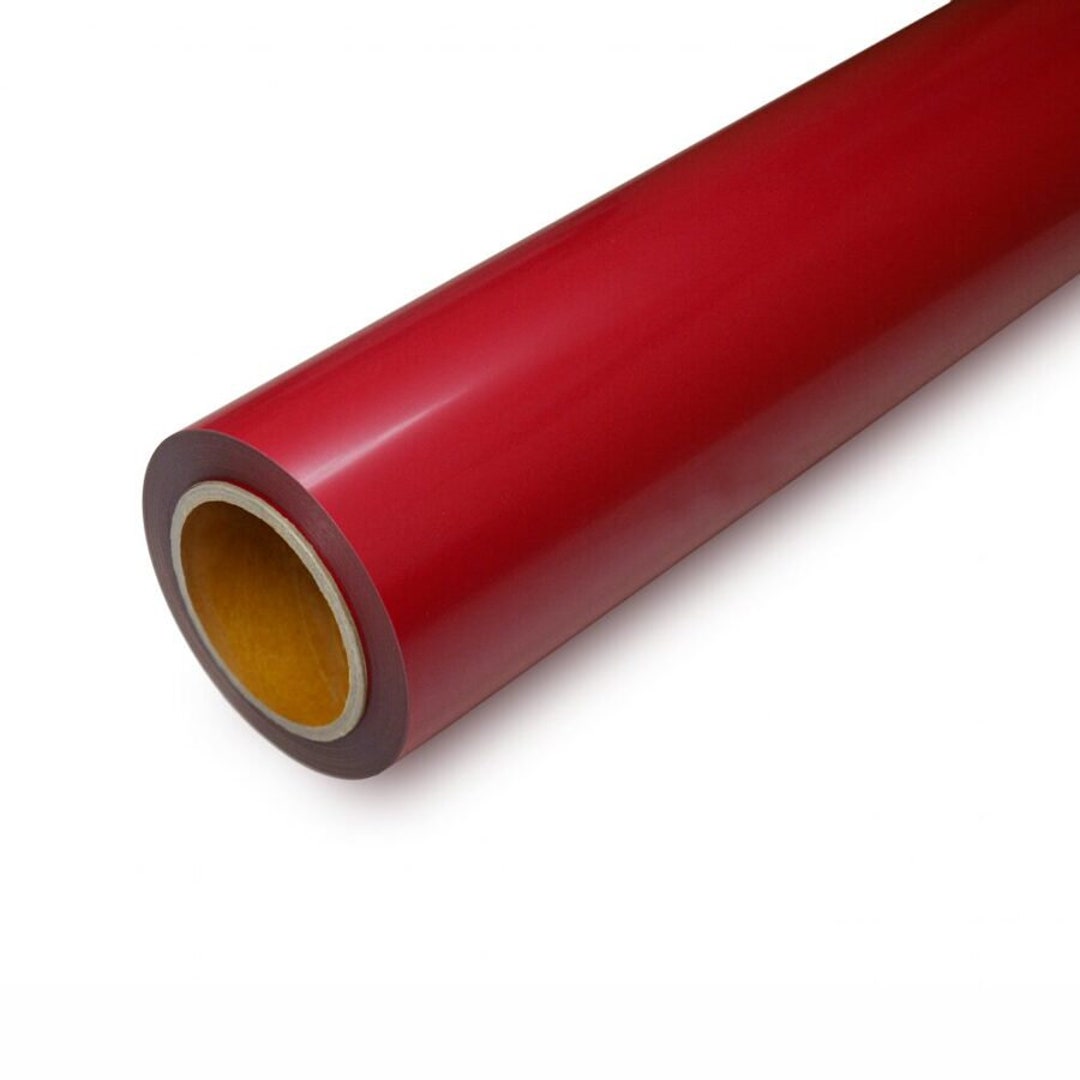 Vinyl Film "red Color" Matte Width: 123cm Film for Window and Glass - Etsy
