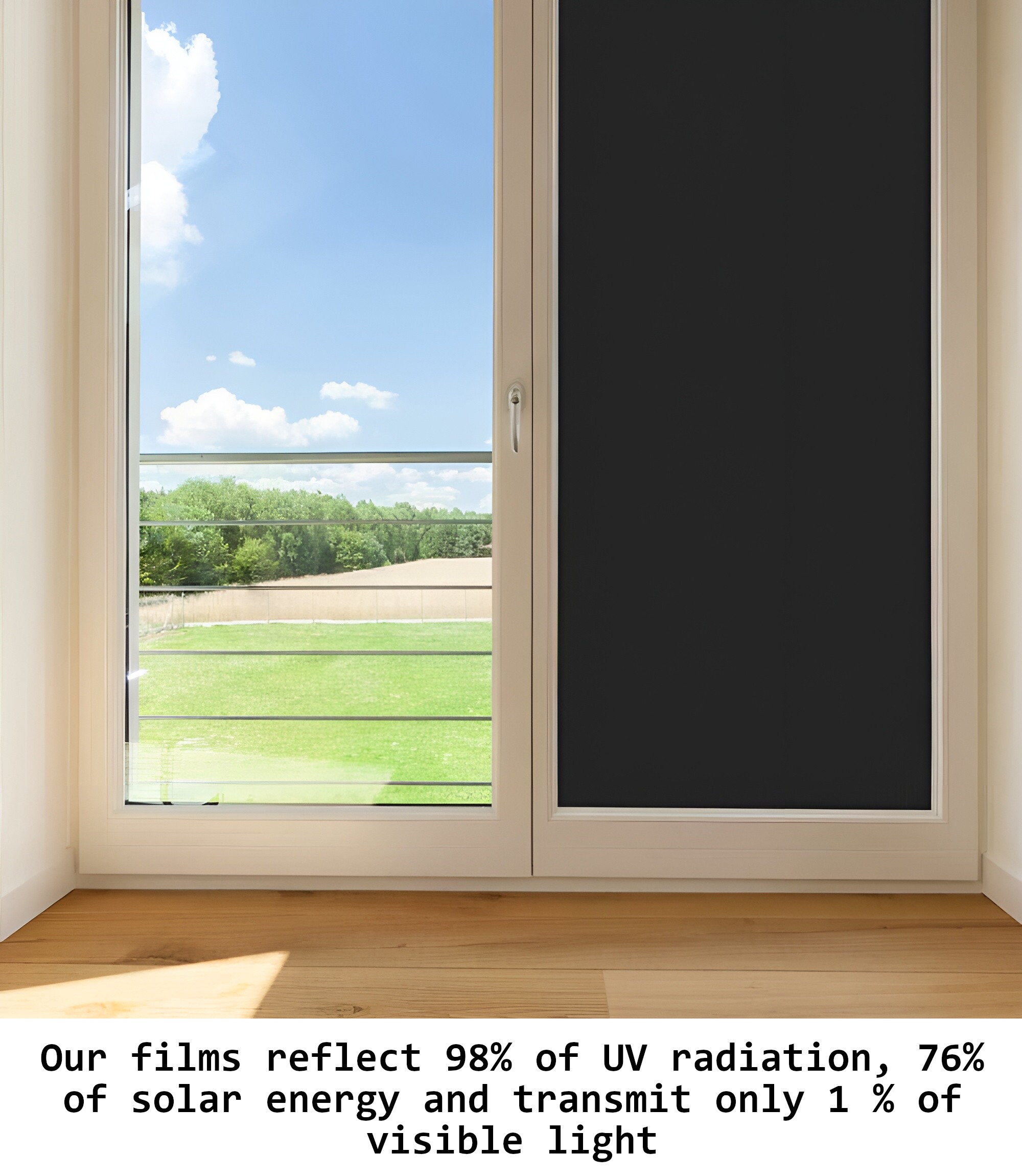 Black Window Toning Film, Decorative Film, Sun Blocking Window Tinting ...