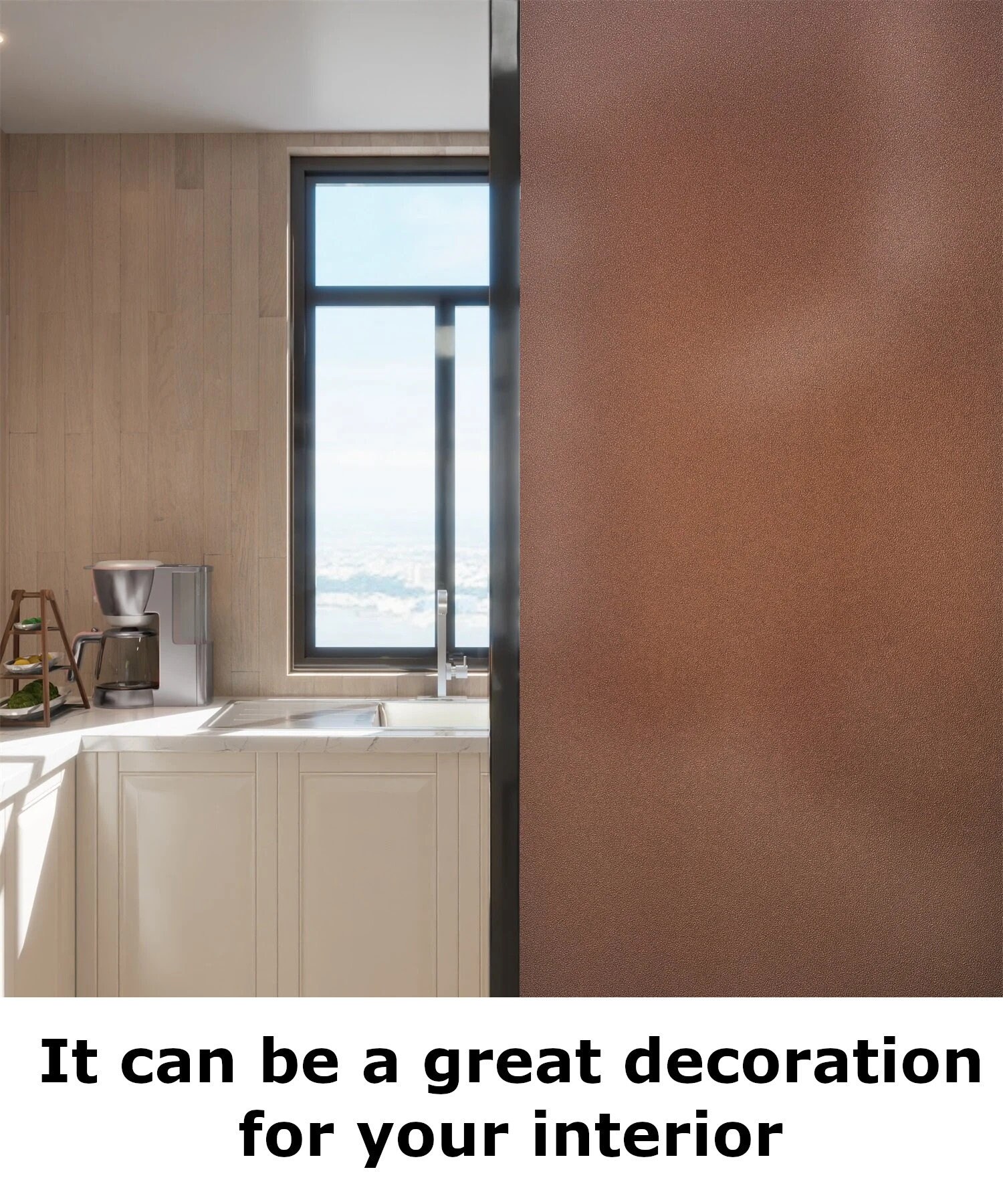 Bronze Matt Window Film, Bronze Decorative Film, Tinting Film, Privacy ...