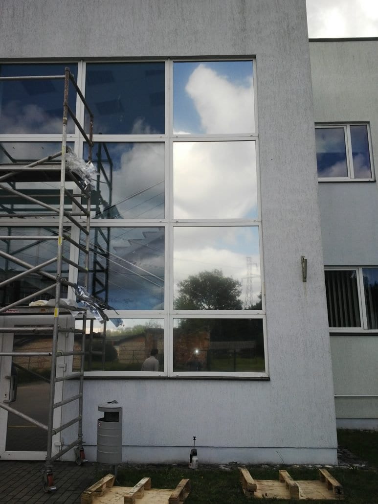 Silver Mirror Window Film, Window Reflective Film Tinting Film Silver ...