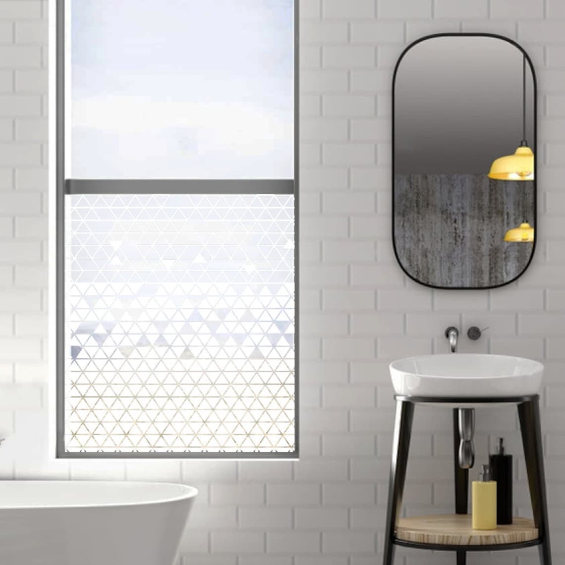 Window Privacy Film 47 White Decorative Frosted Film Etched Glassfilm ...