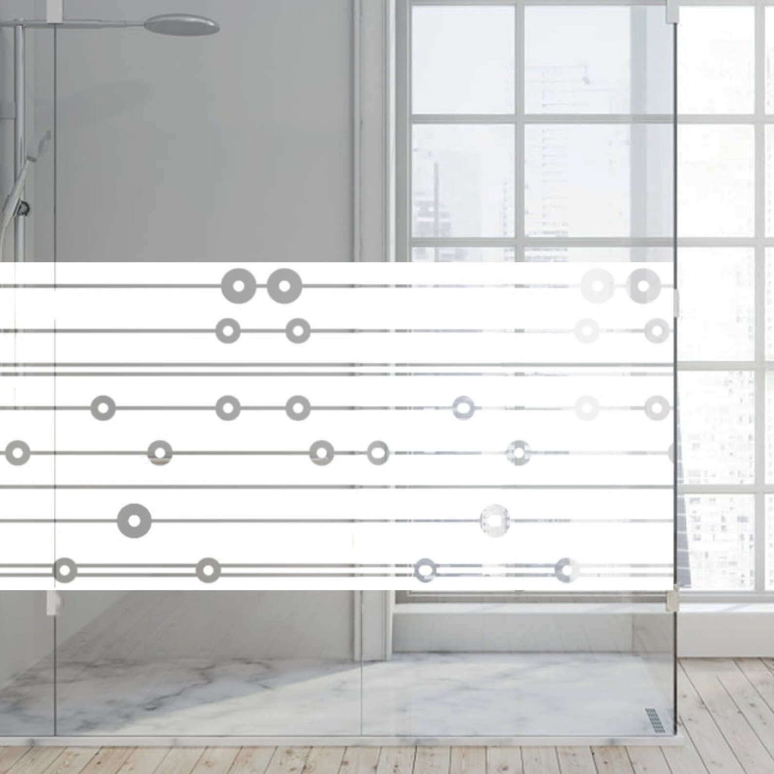 Window Privacy Film 13 White Decorative Frosted Film Etched Glassfilm ...