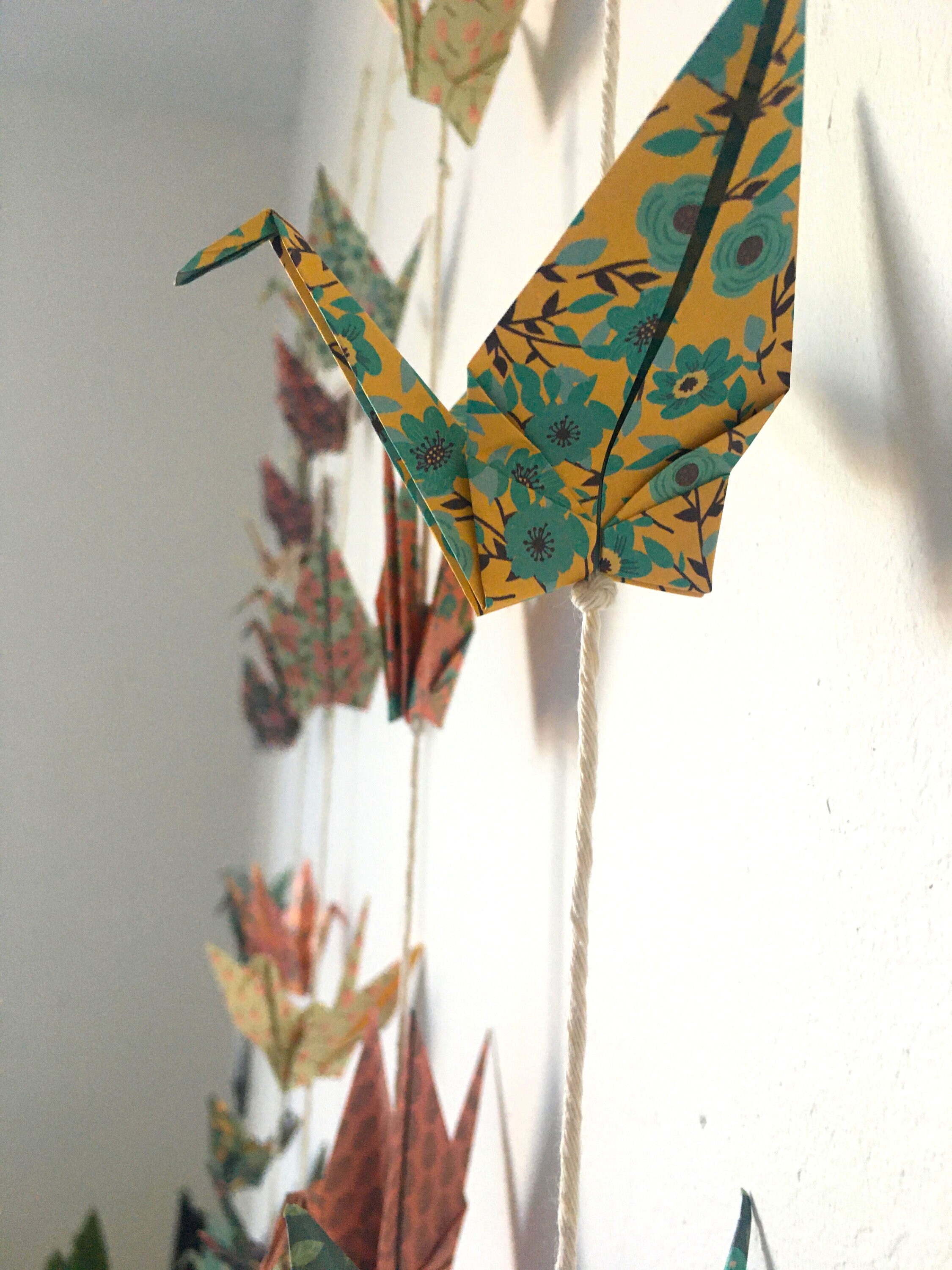Origami Crane Garland Etsy origami-crane-garland-etsy