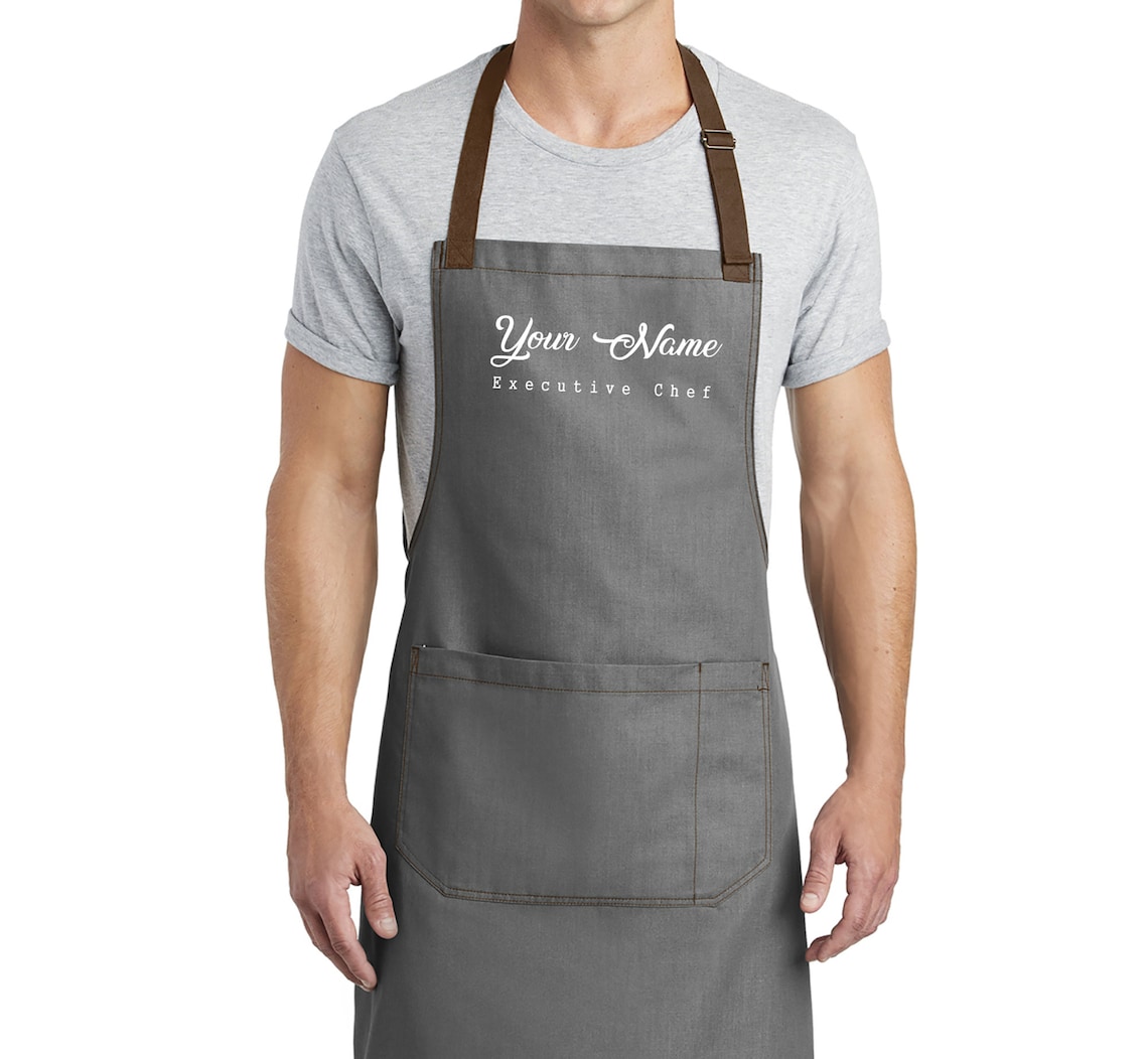 Personalized Executive Chef's Apron Chef's Apron - Etsy