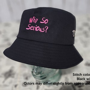 Hmm Hmm Hmm Why so Serious bucket Hat - Etsy
