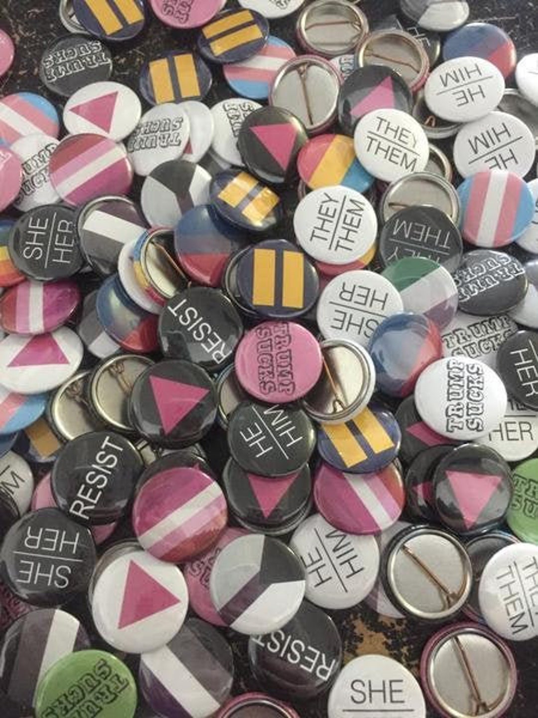 LGBTQ Buttons - Etsy