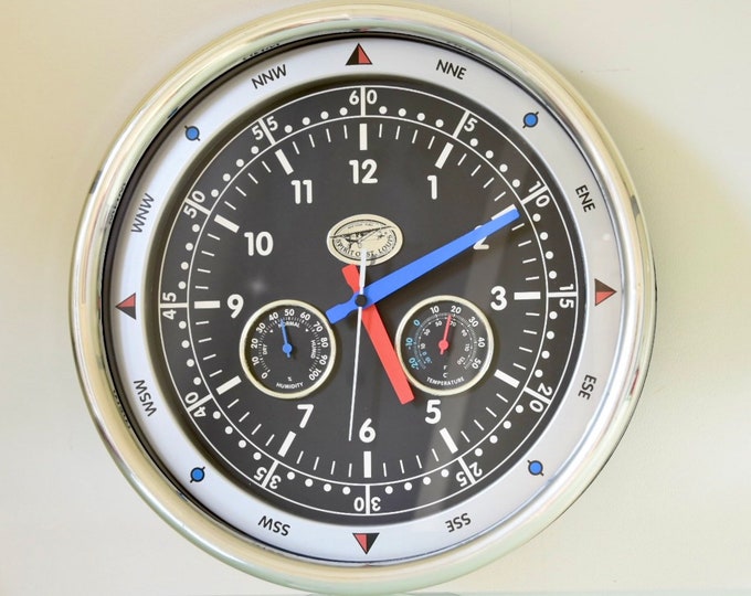 Spirit of St Louis Airfield Wall Clock Temp Humidity SOSL Collection ...