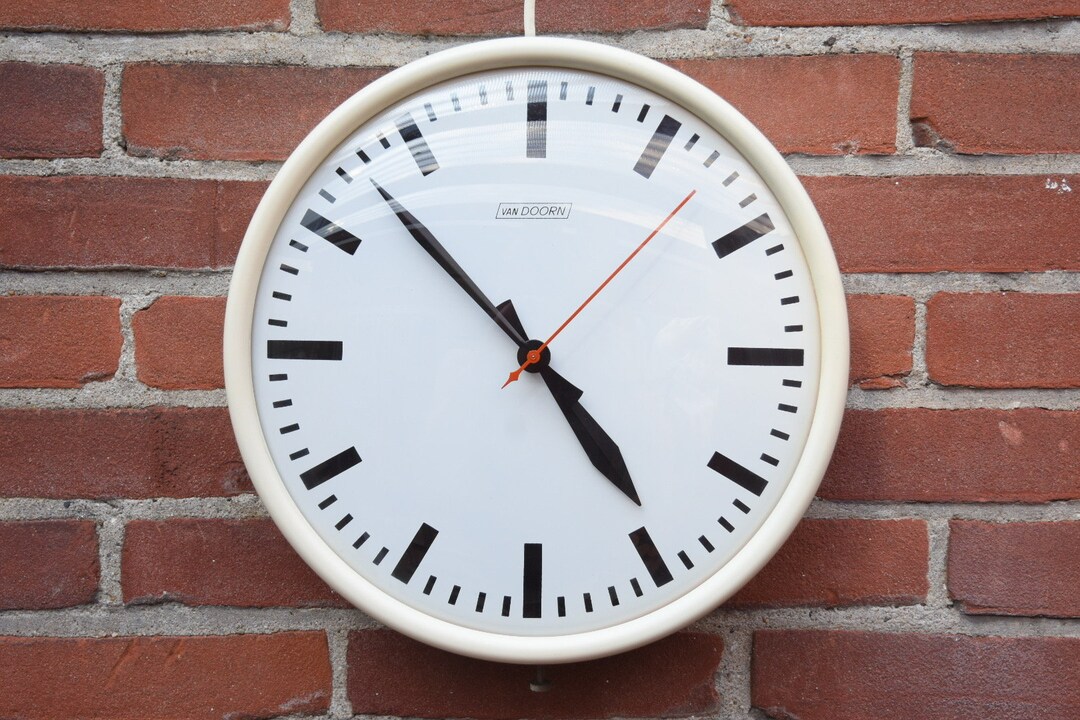 Vintage Industrial Design School Clock by VAN DOORN, 1970S - Etsy