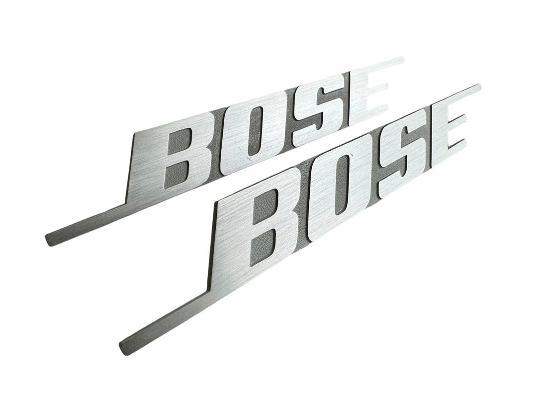 Bose 301 Series II Original Badge Emblem Color Brushing Aluminum With ...