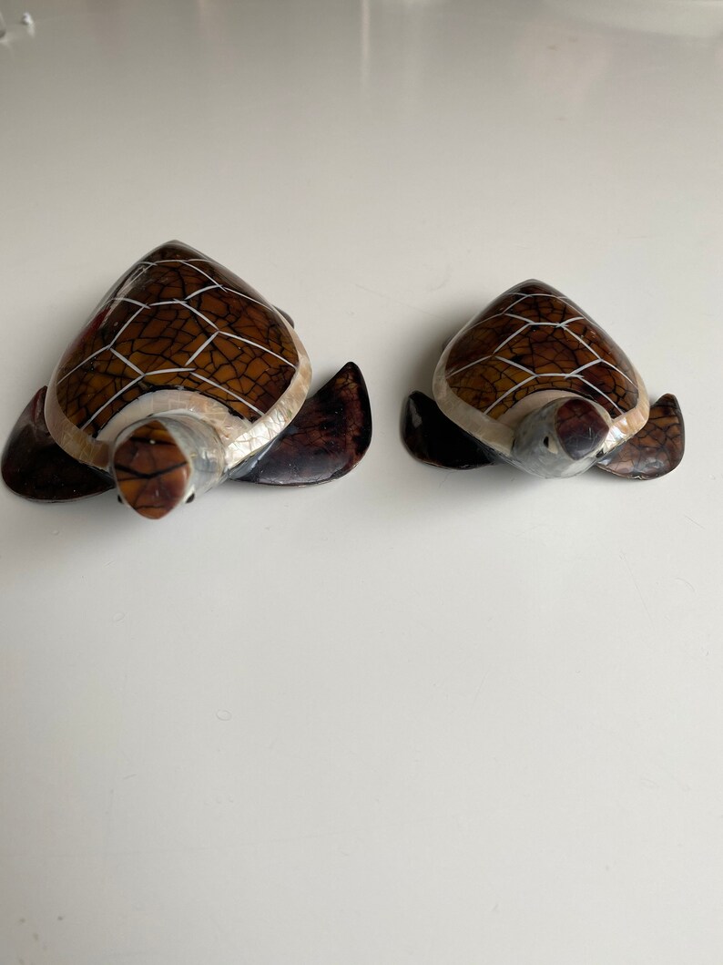 Vintage Turtles Set X2 Shells Hand Made - Etsy