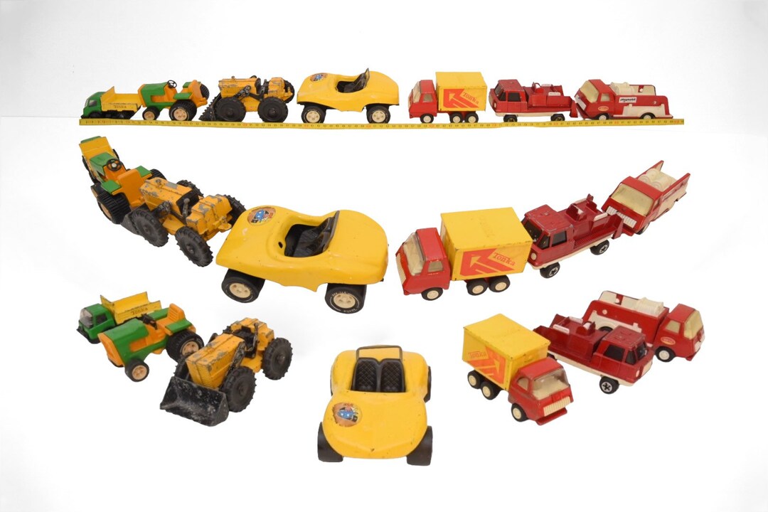Vintage Tonka Truck Set of 7 Vehicles, Cars. - Etsy