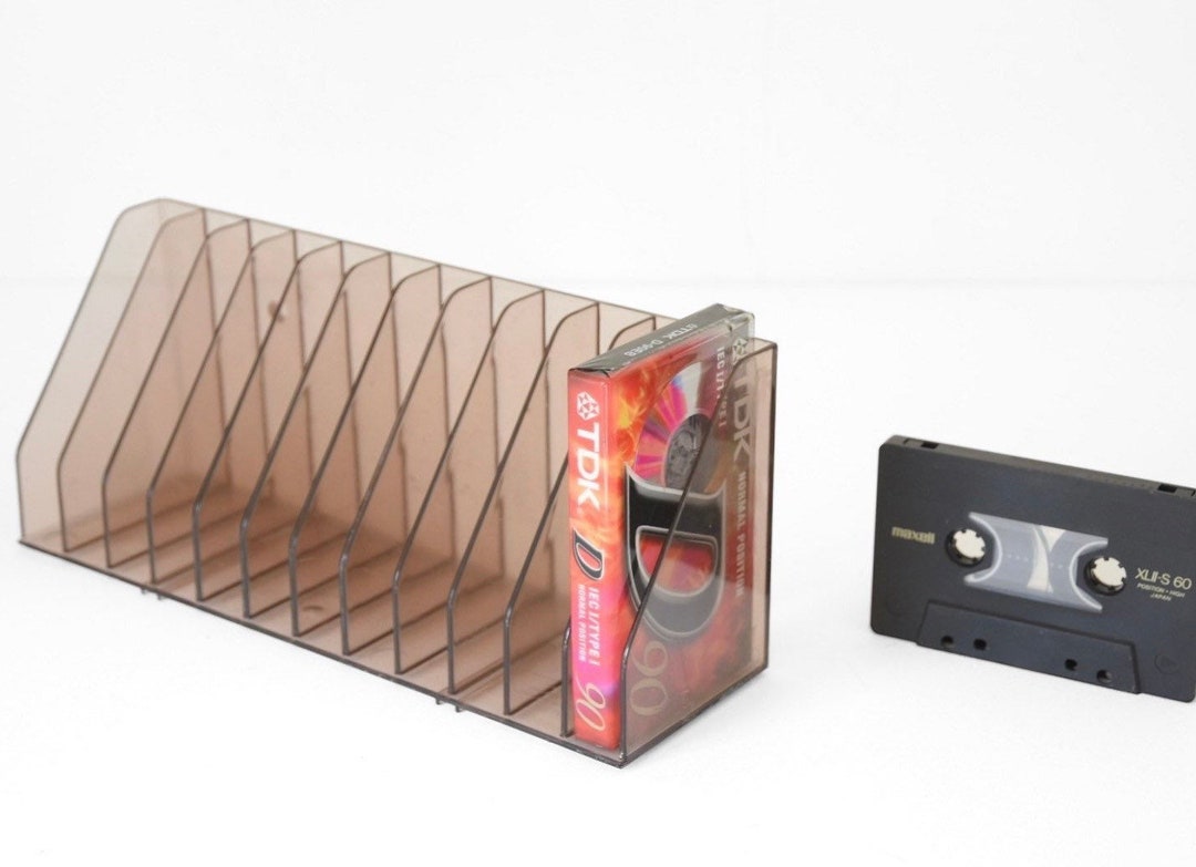 Casette Tape Holder Storage Rack Rack for 12 Audio Casette Tapes - Etsy